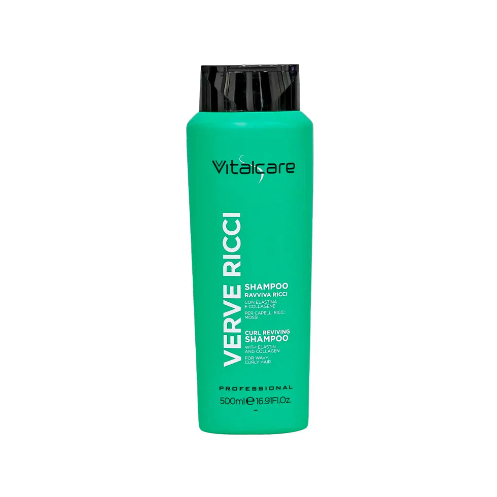Vitalcare Curl Reviving Shampoo With Elastin And Collagen For Wavy And ...