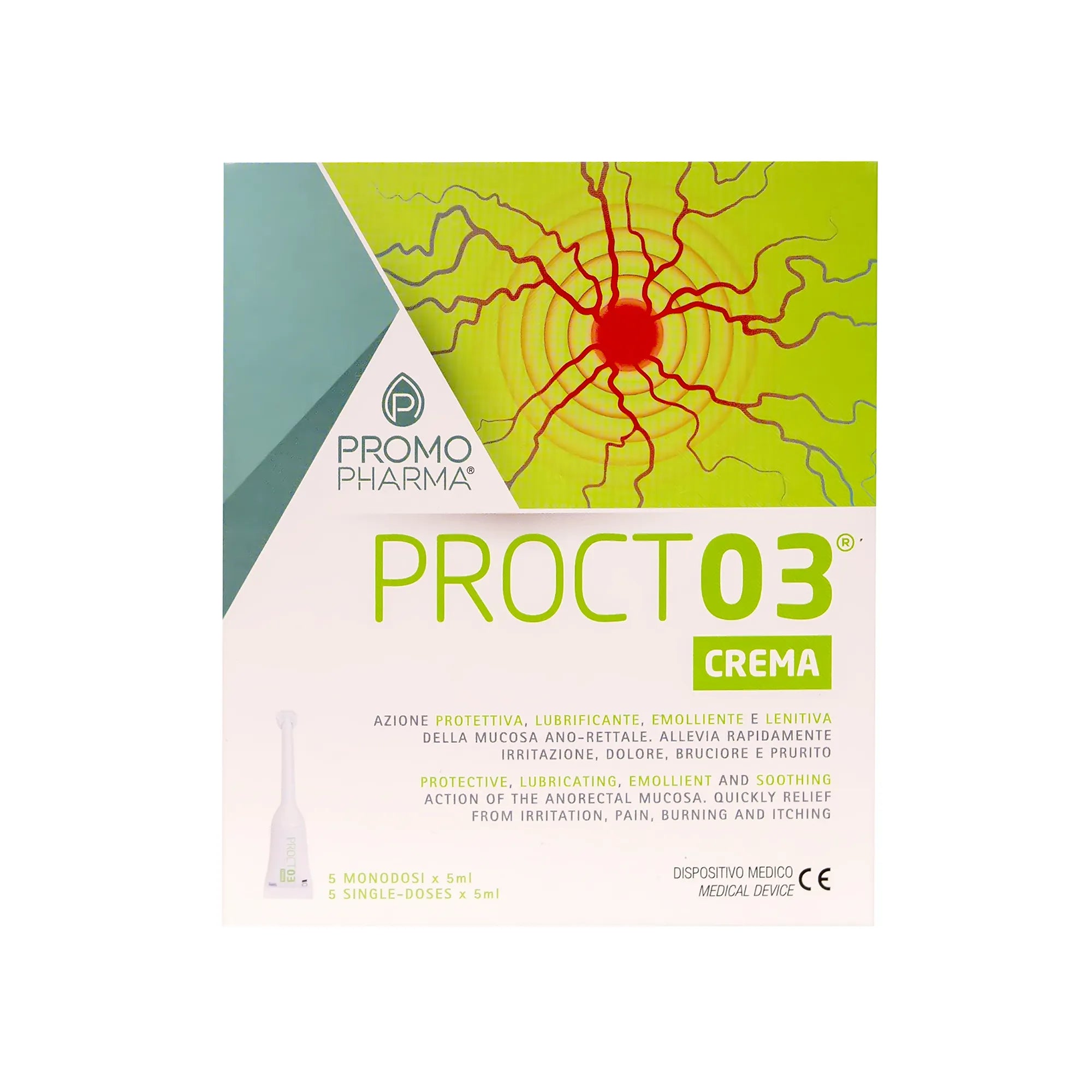 Procto 3 Hemorrhoidal Cream 5 Monodose X 5 ml – Cosmolife