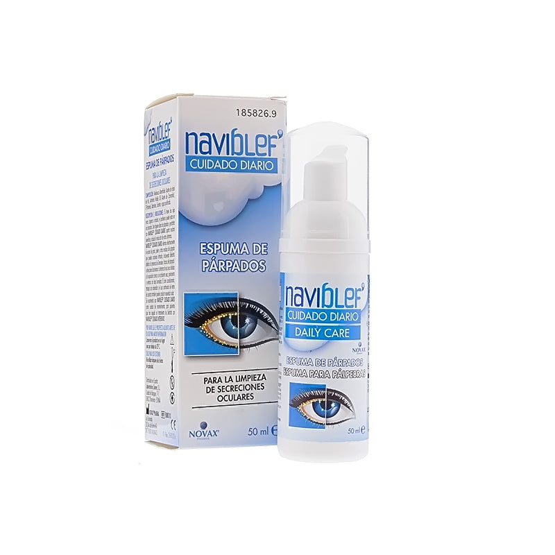 Navi Blef Eyelid Foam 50ml 120 for eyelid cleansing – Cosmolife
