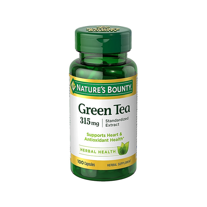 Natures Bounty Green Tea Caps 100'S – Cosmolife