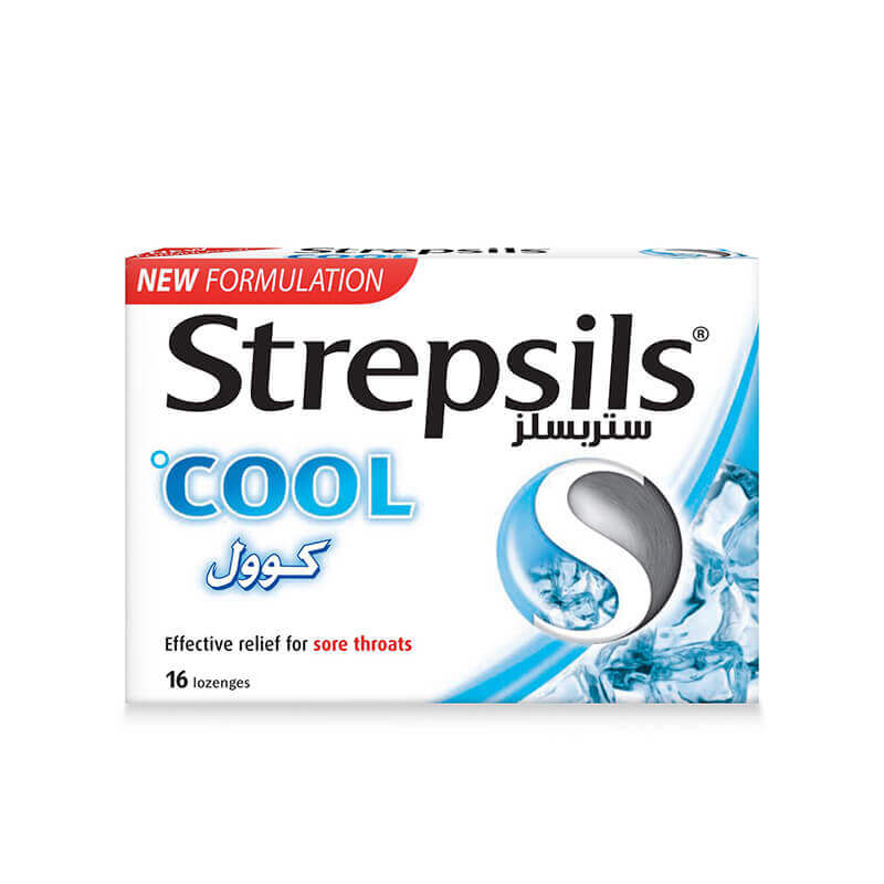 Strepsils Cool Lozenges 16 Pcs – Cosmolife