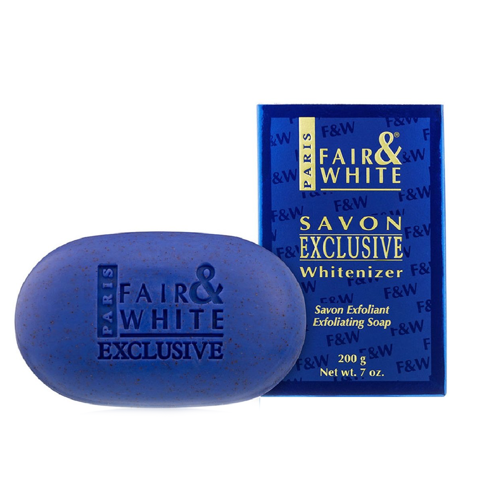 Fair & White Savon Whit Exfoliating Soap Blue 200 g – Cosmolife