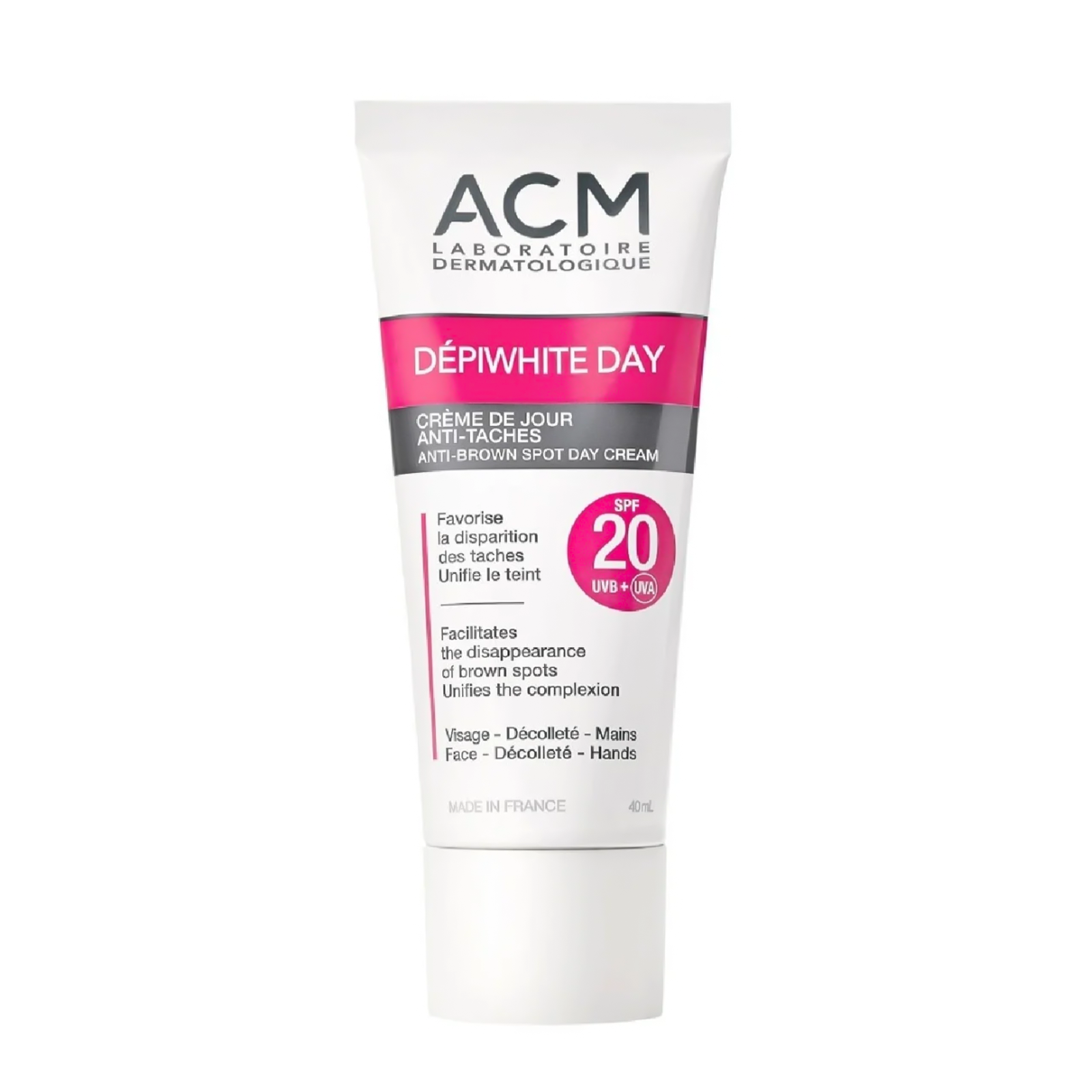 ACM Depiwhite Day SPF 20 Cream 40 mL to lighten the skin – Cosmolife