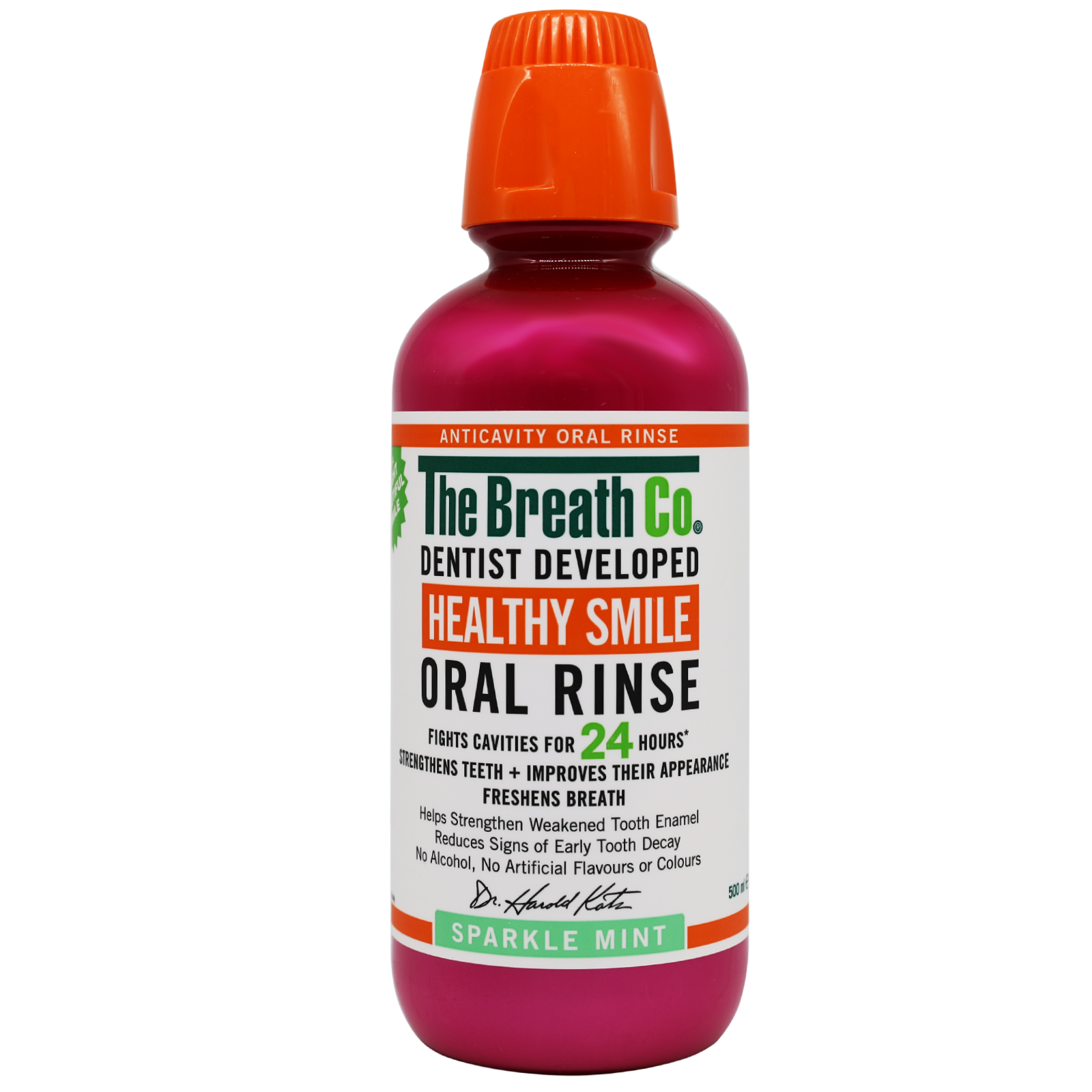 The Breath Co Healthy Smile Oral Rinse Sparkle Mint 500ml – Cosmolife