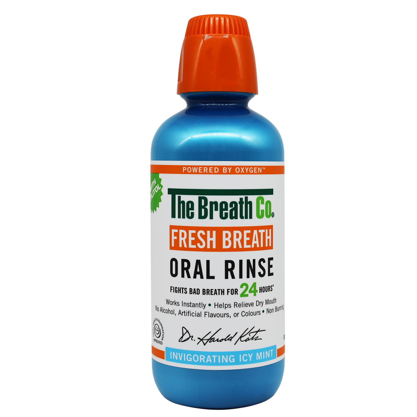 The Breath Co Fresh Breath Oral Rinse Icy Mint 500ml – Cosmolife