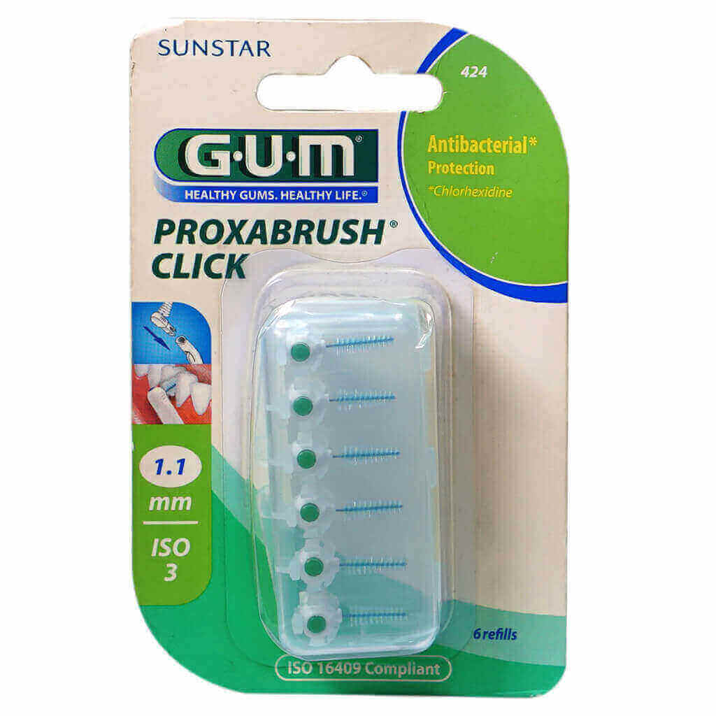 Butler Gum Proxabrush Click Interdental Refill 1.1 mm 6 Pcs – Cosmolife