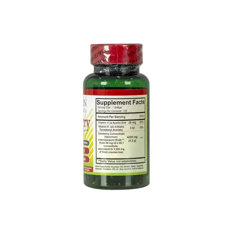 Human Essentials Cranberry 4200 mg 100 Softgels – Cosmolife