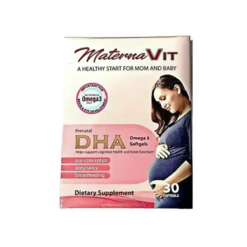 Materna Vit Prenatal DHA Softgels 30'S – Cosmolife