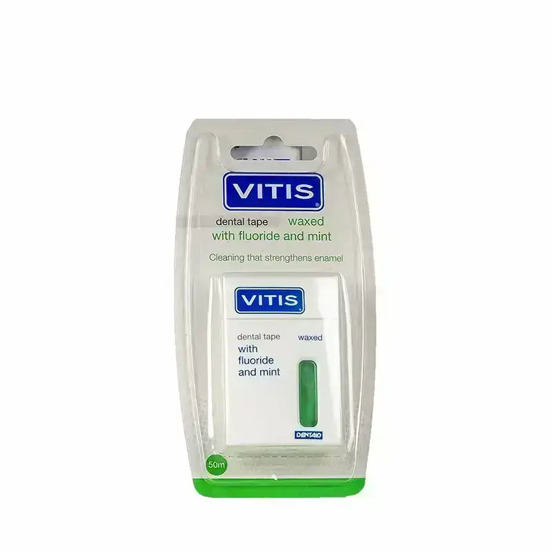 Vitis Waxed Dental Tape Green 50 m 301-V15 – Cosmolife