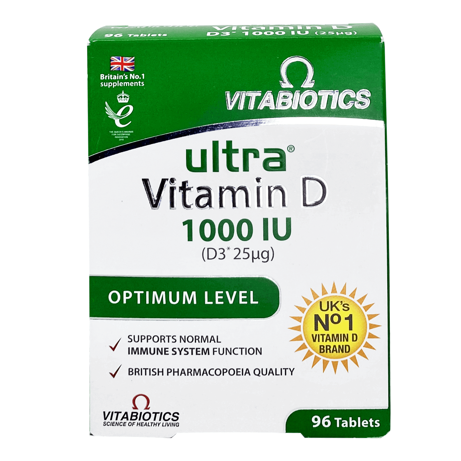 Ultra D3 Vitamin D3 1000 IU Tabs 96'S for overall health – Cosmolife