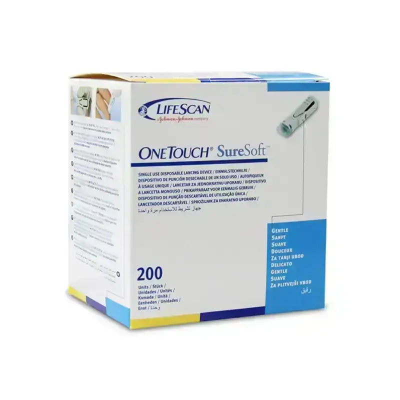One Touch Sure Soft Lancet Gentle 200'S Limited – Cosmolife