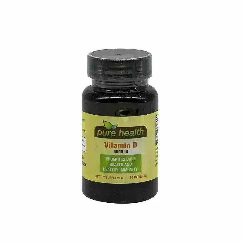 Pure Health Vitamin D3 5000 IU 60 Caps – Cosmolife