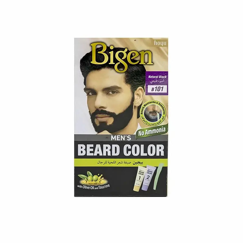 Bigen Men's Beard Color Natural Black B101 – Cosmolife