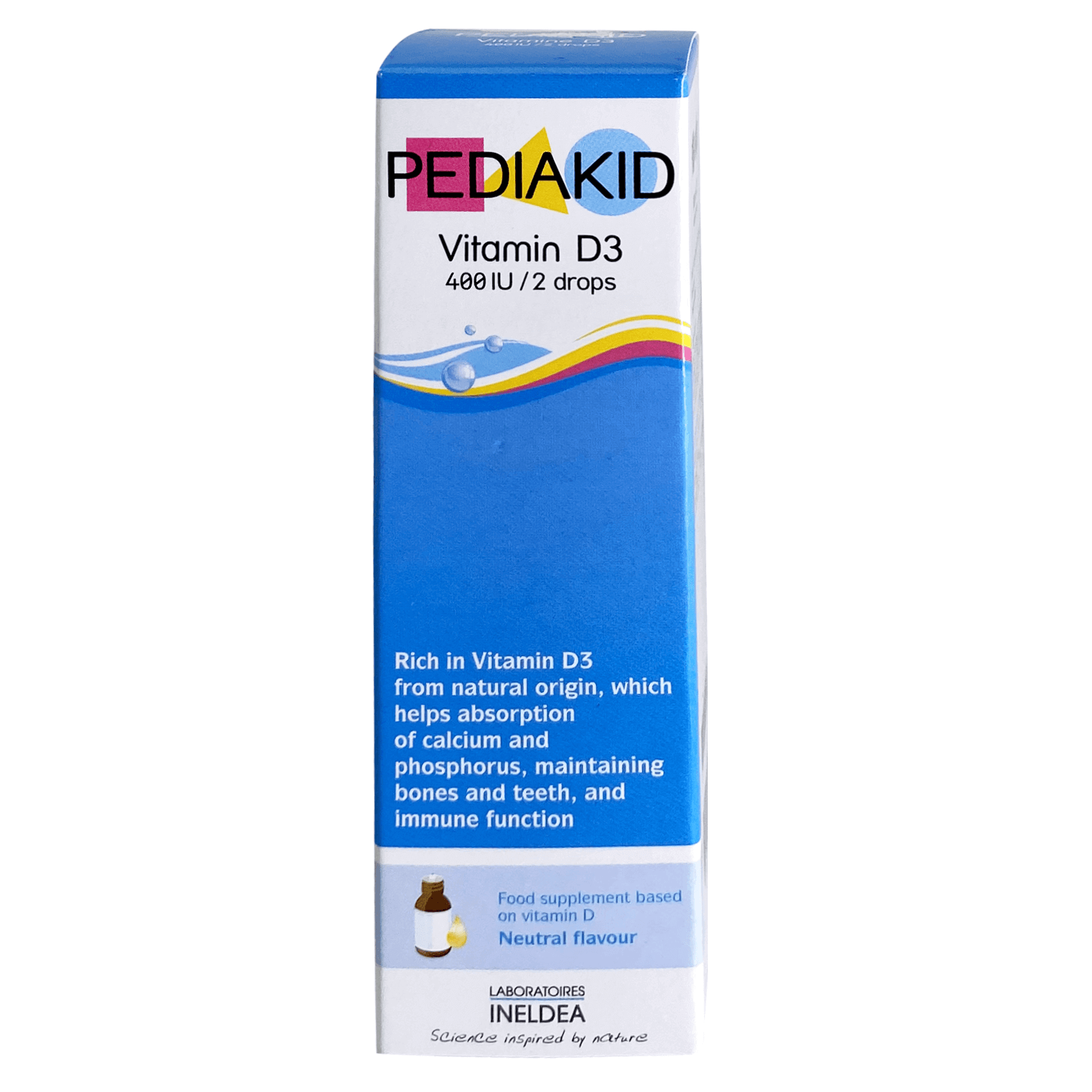 Pediakid Vitamin D3 Drops 20ml – Cosmolife