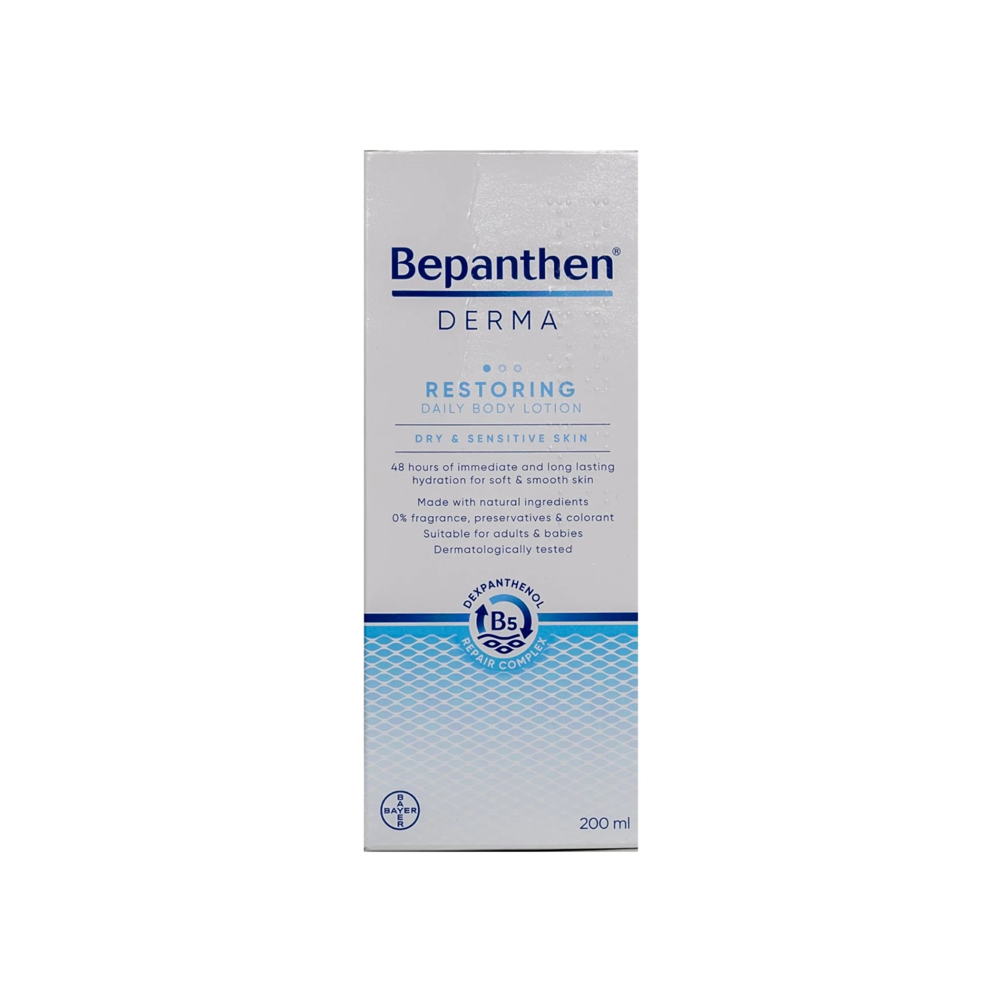Bepanthen Derma Restoring Body Lotion For Dry & Sensitive Skin 200 ml ...