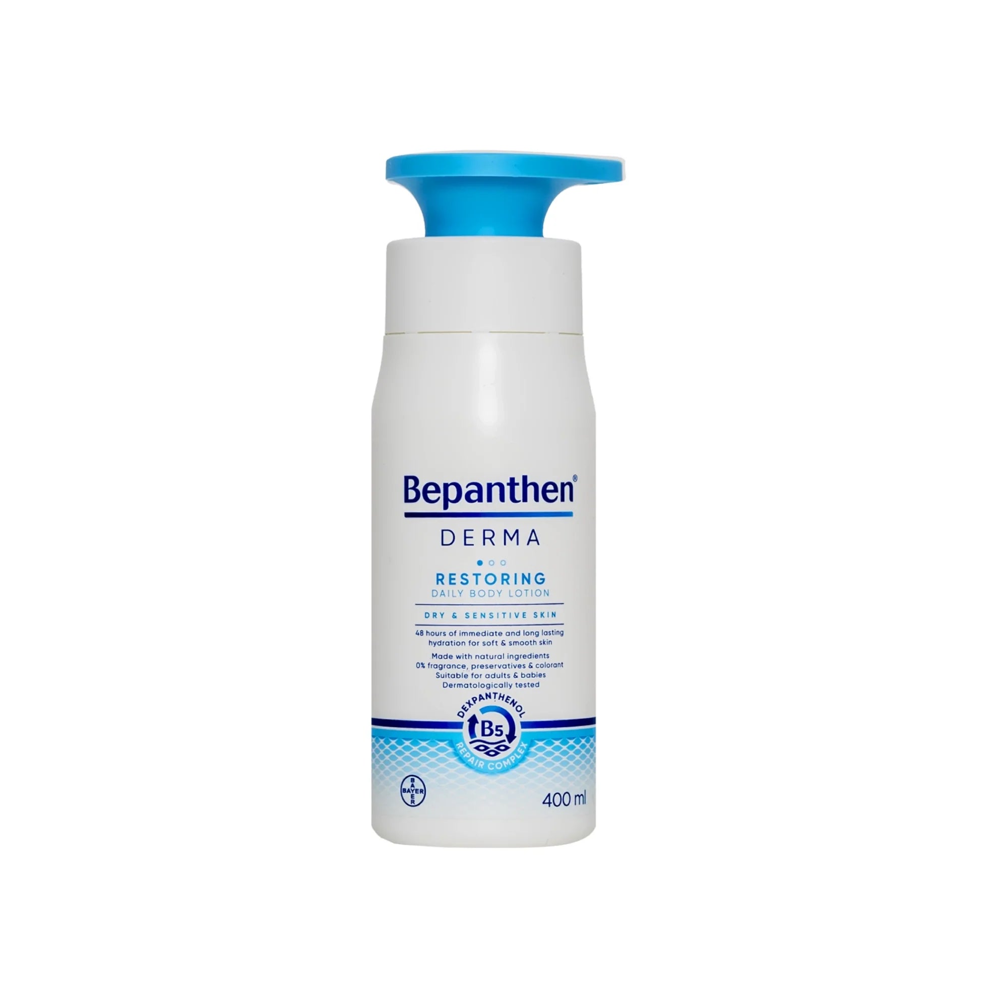 Bepanthen Derma Restoring Body Lotion For Dry & Sensitive Skin 400 ml ...