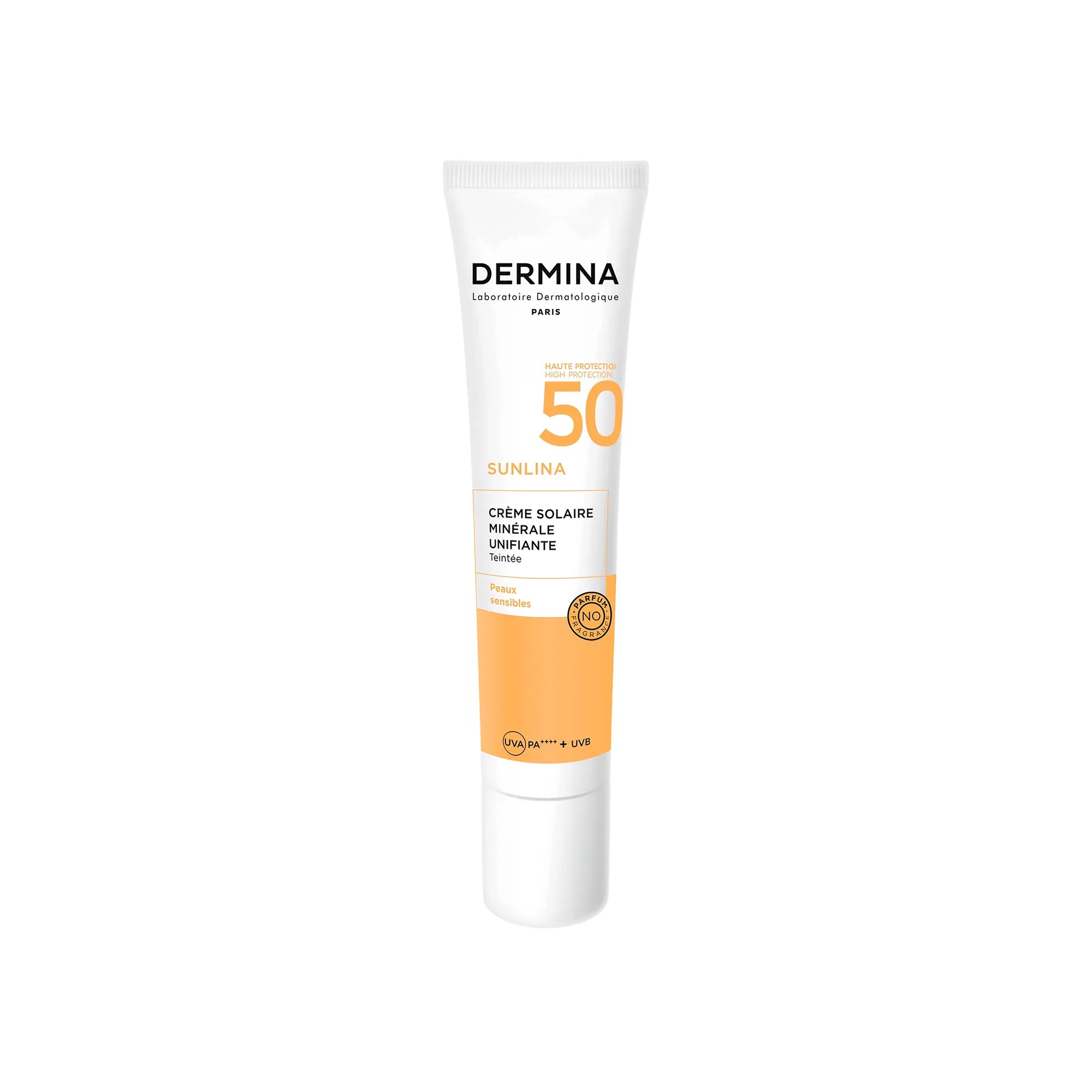 Dermina Sunlina SPF 50 Tinted Mineral Sun Cream 40 ml – Cosmolife