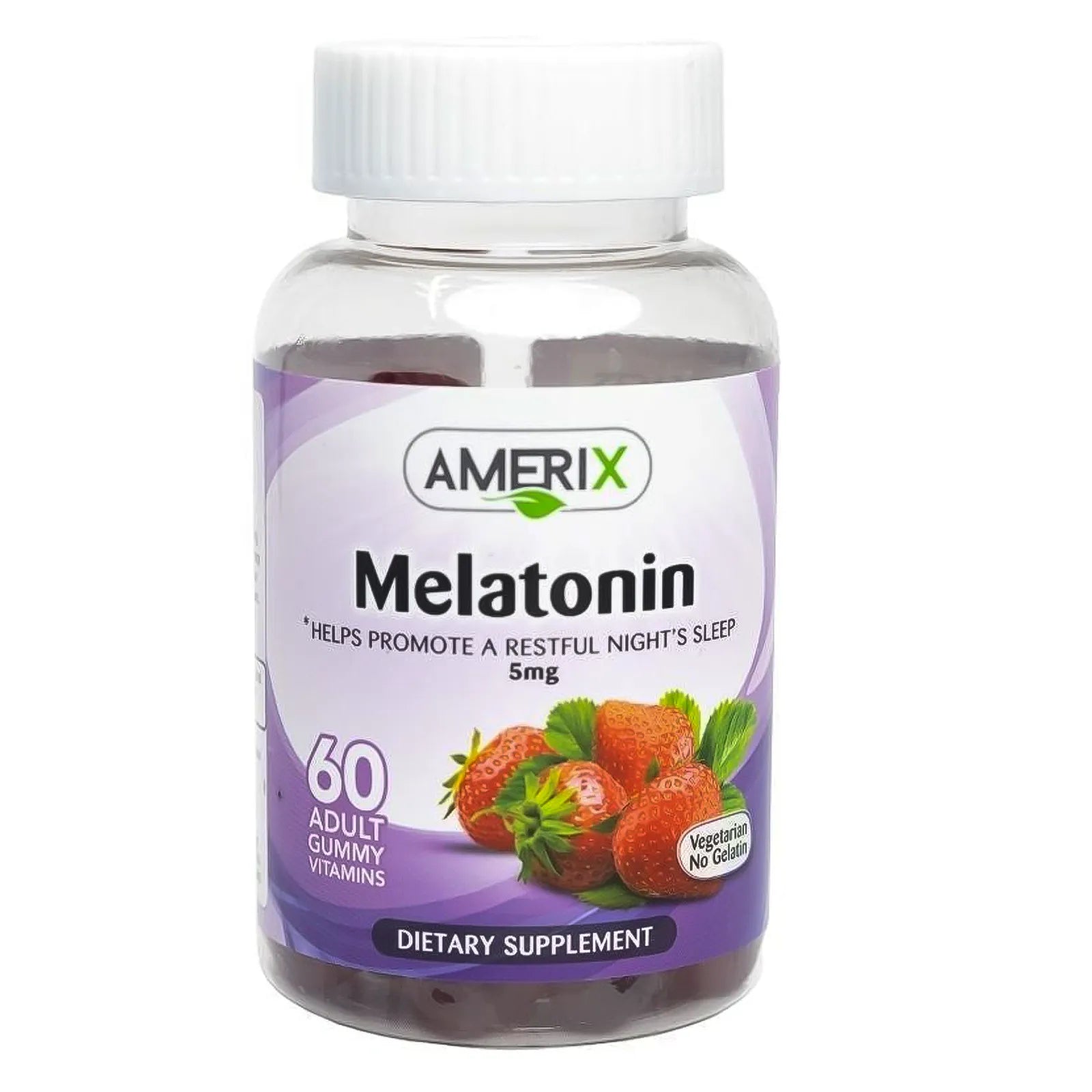 Amerix Melatonin Adult Gummies 60'S For sleep disorders – Cosmolife