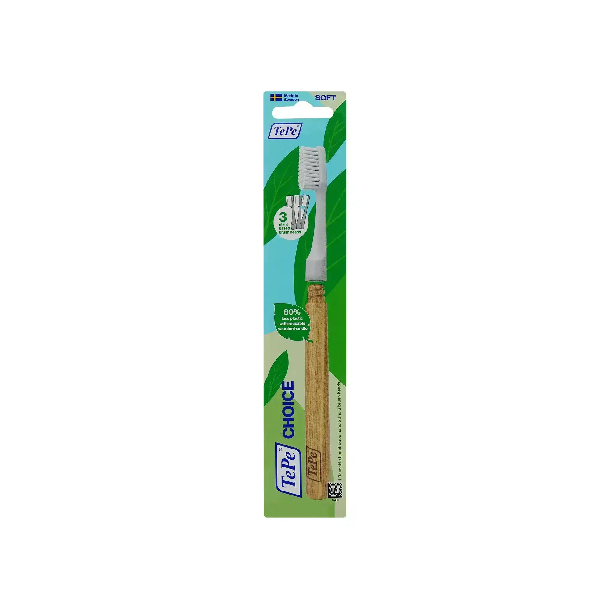 Tepe Choice Soft Toothbrush with 3 Brush Heads – Cosmolife